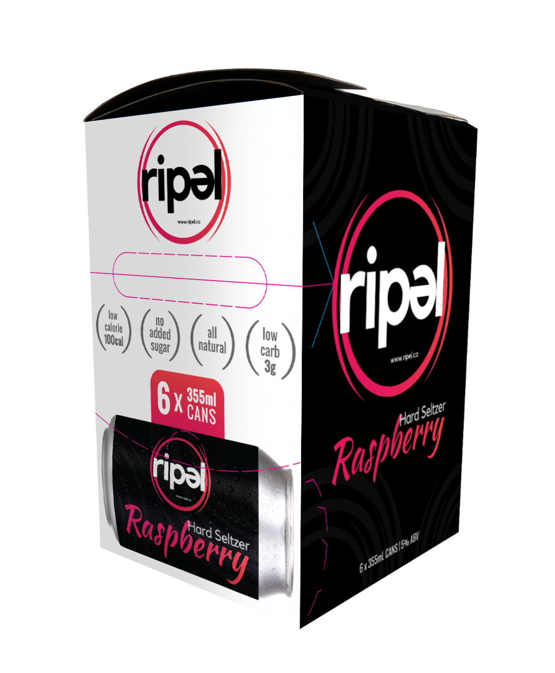 Ripel - Raspberry 6 pack x 355 ml | Annapolis Brewing Company